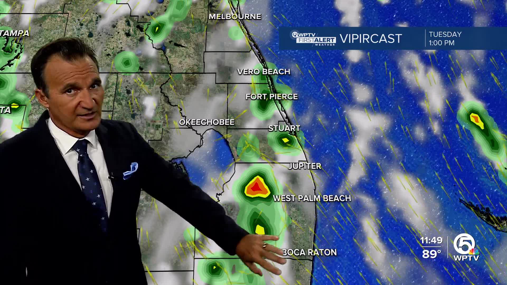 WPTV First Alert Weather forecast, afternoon of June 10, 2025