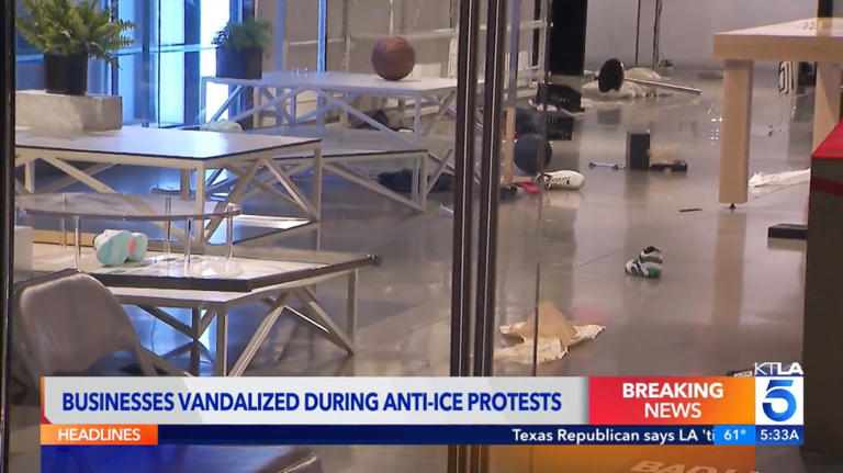 Body discovered on LA sidewalk near looted stores in the wake of anti ...