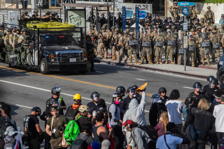 L.A. protests live updates: National Guard, Marine response expected to ...