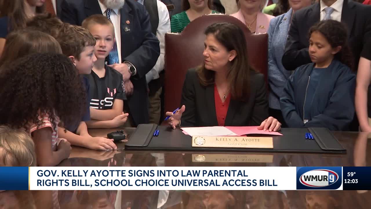 Ayotte signs bills on school choice, parental bill of rights