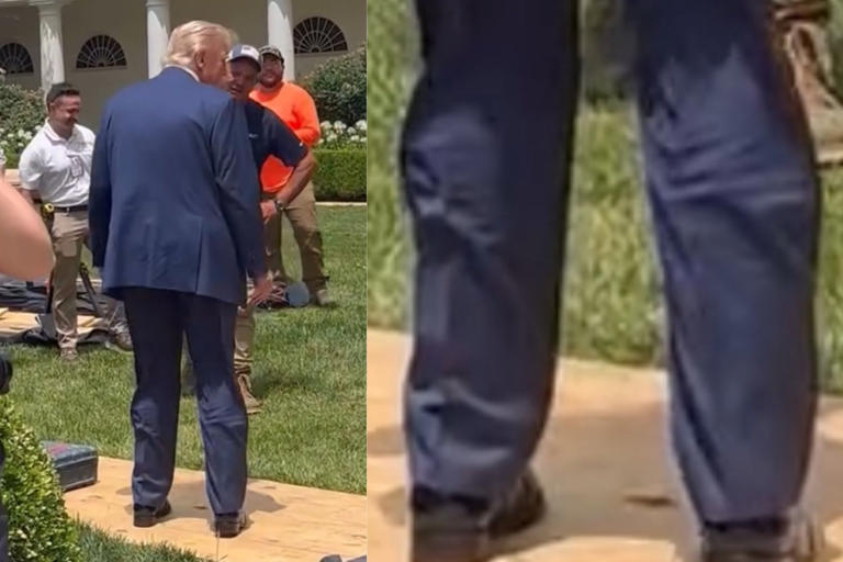 Lumps in Trump's Pants Revive Health Concerns as Speculation of 'Leg ...