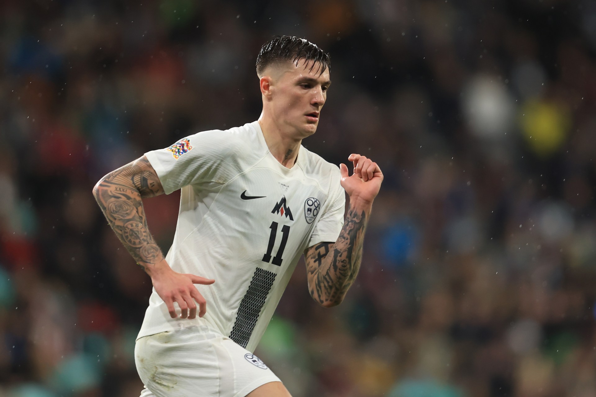 Why is Arsenal target Sesko not playing for Slovenia?