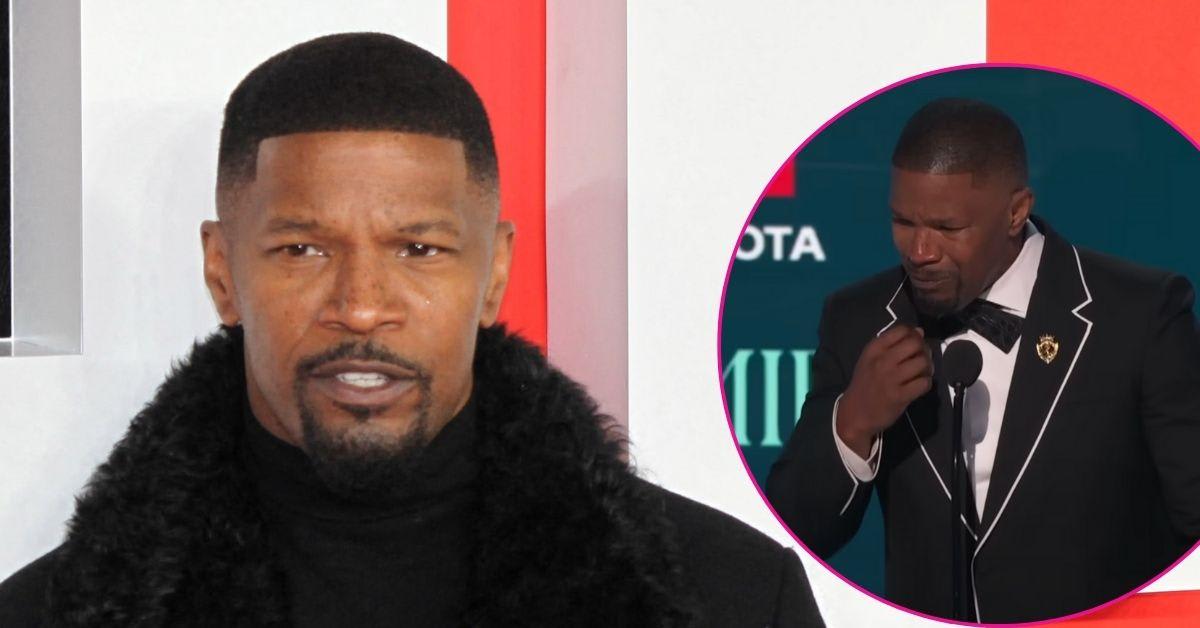 Jamie Foxx Chokes Up During Emotional BET Awards Speech as He Reflects on Almost Dying 2 Years ...