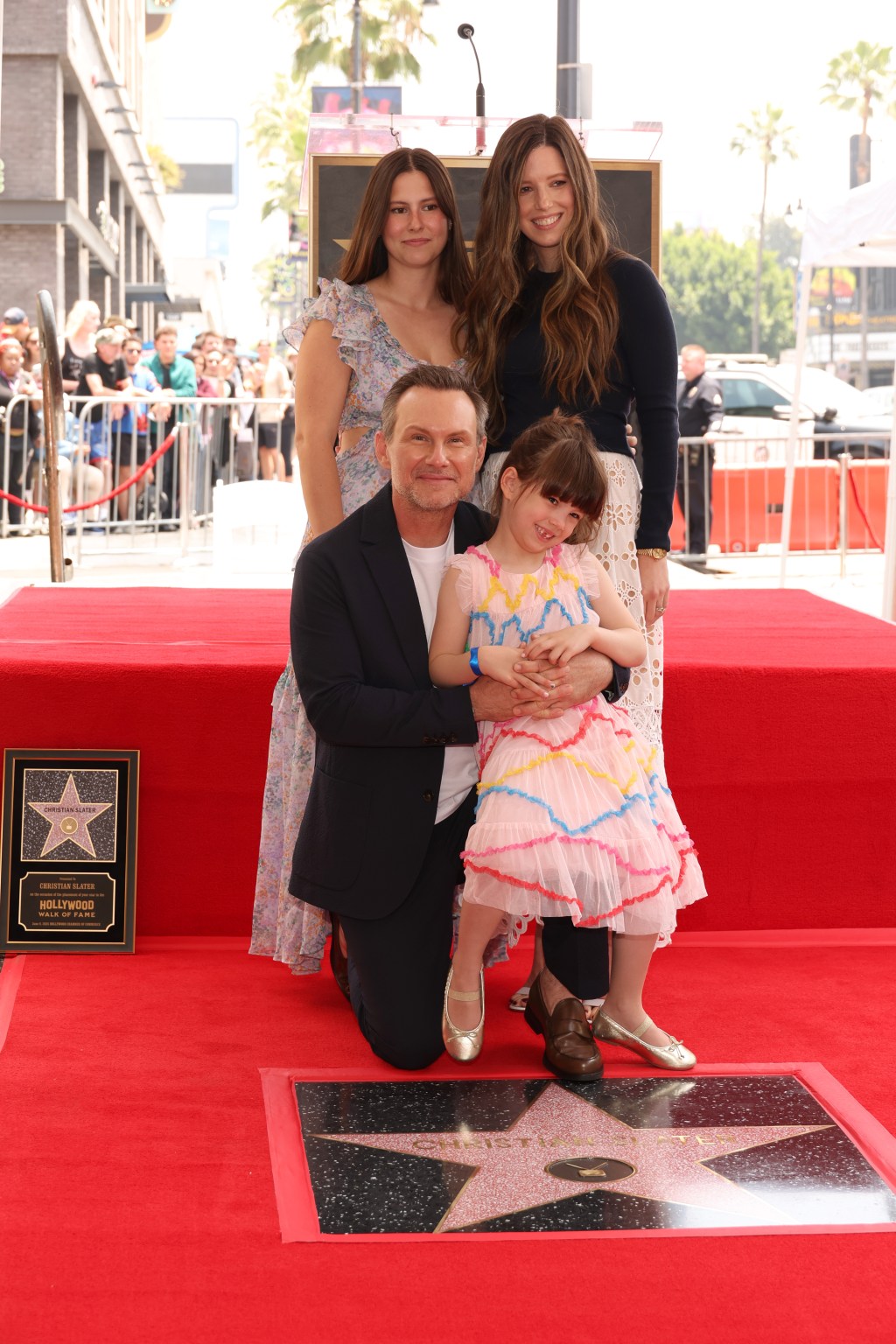 Christian Slater’s two daughters look all grown up in rare public ...