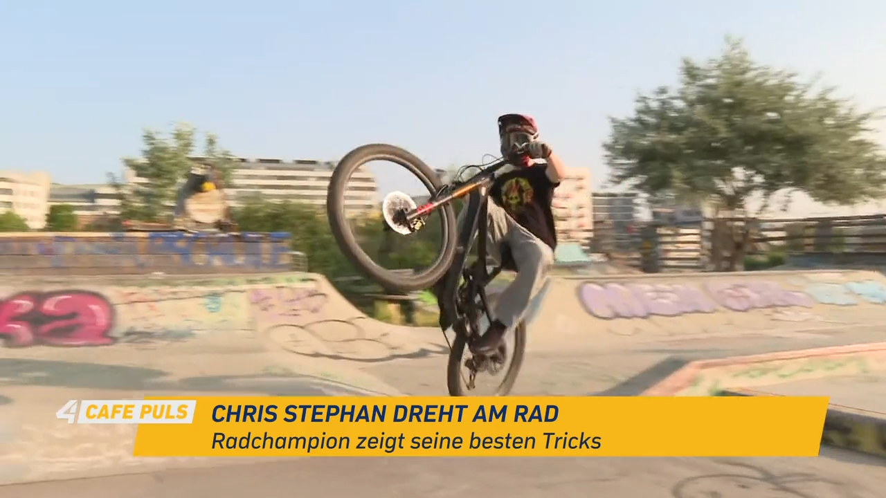 Chris Stephan dreht am Rad