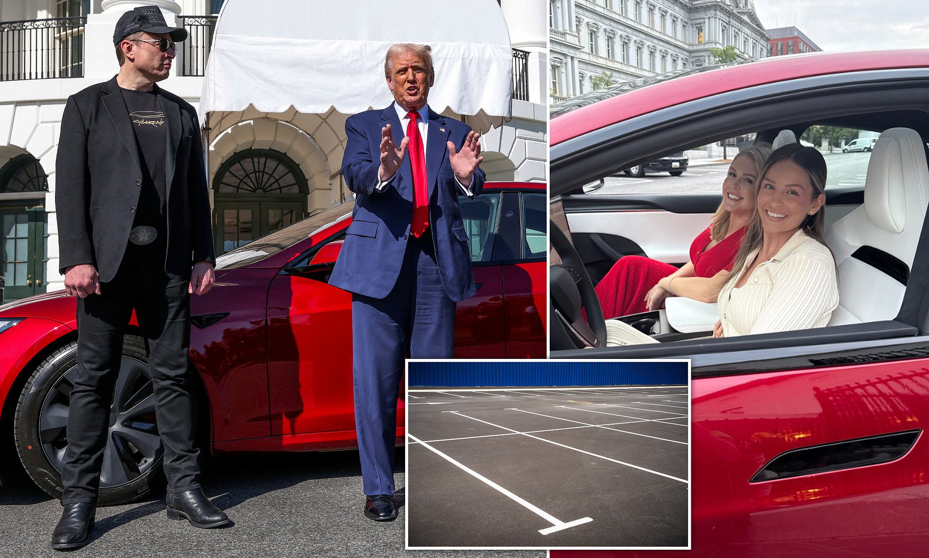 Mystery of Trump's vanishing Tesla as Elon Musk's gift disappears from ...