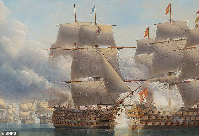 The Battle of Trafalgar relic worth stunning sum: Flag still bearing ...