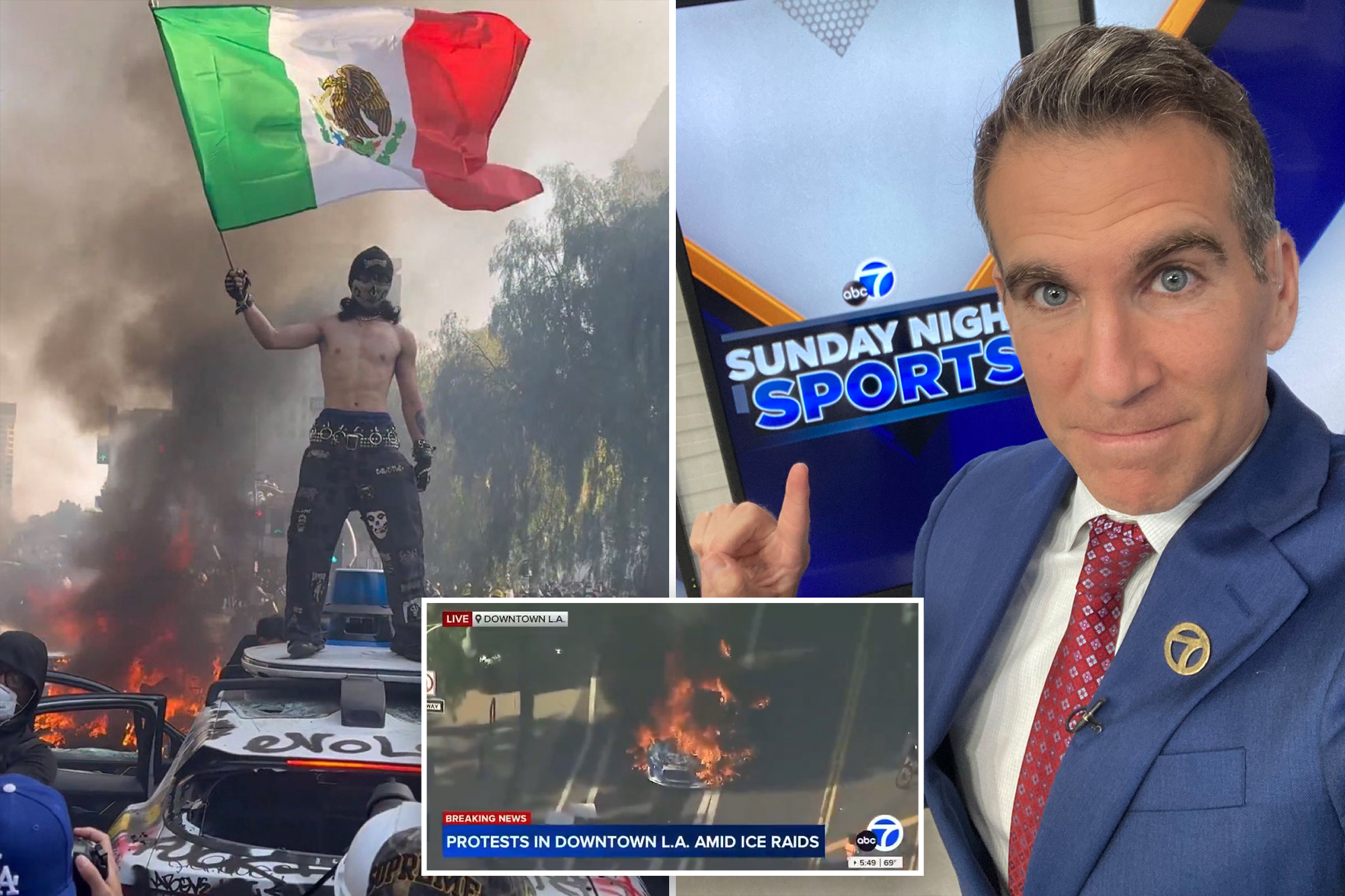 LA news anchor sparks fury for calling rioters ‘a bunch of people ...