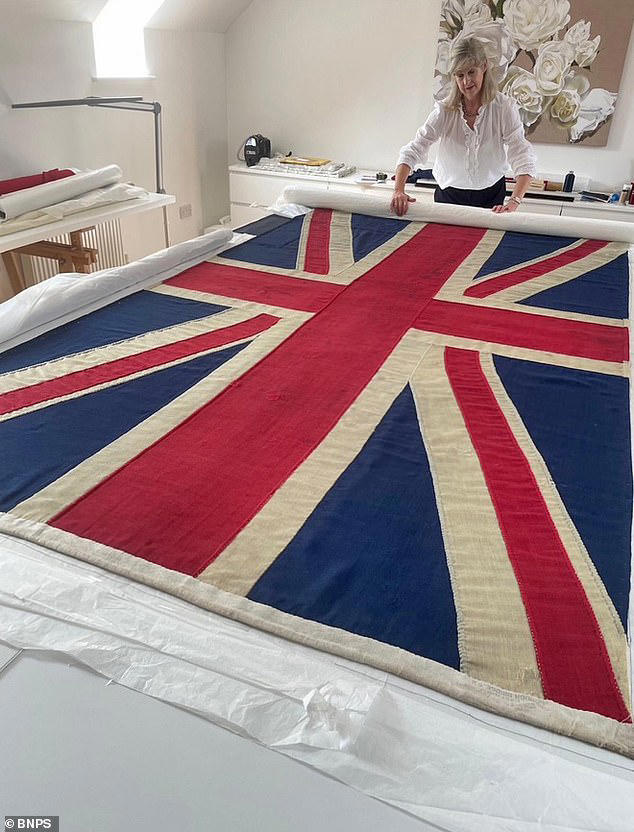 The Battle of Trafalgar relic worth stunning sum: Flag still bearing ...