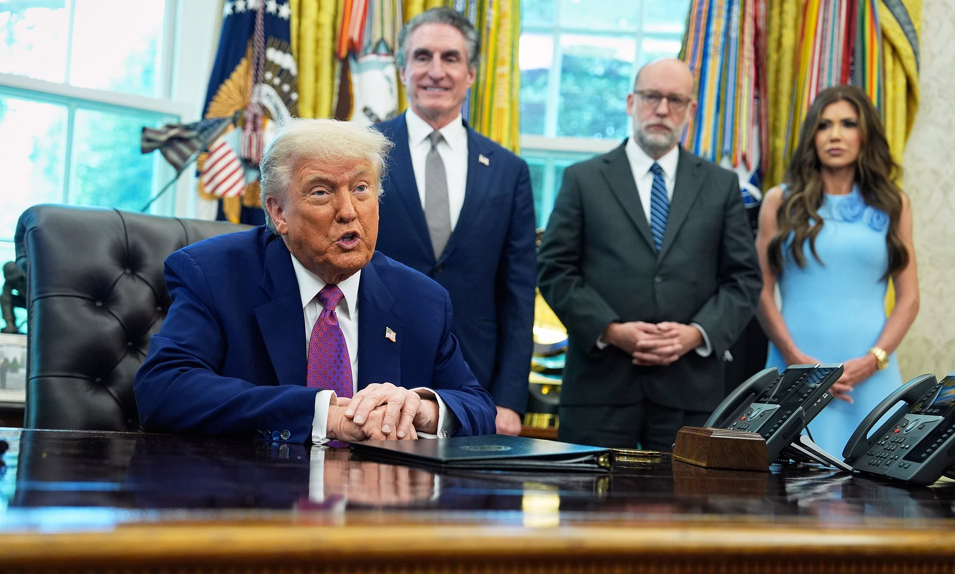 Trump refuses to rule out invoking the Insurrection Act in Los Angeles