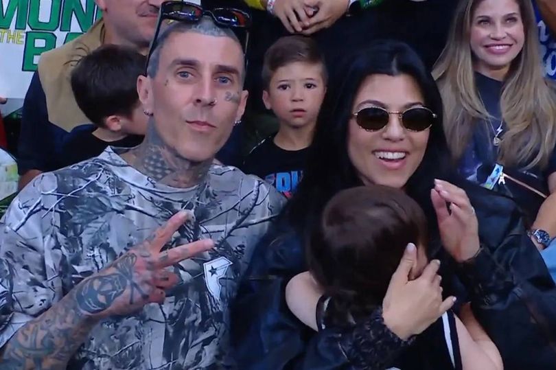 Kourtney Kardashian and Travis Barker ruthlessly booed at WWE event
