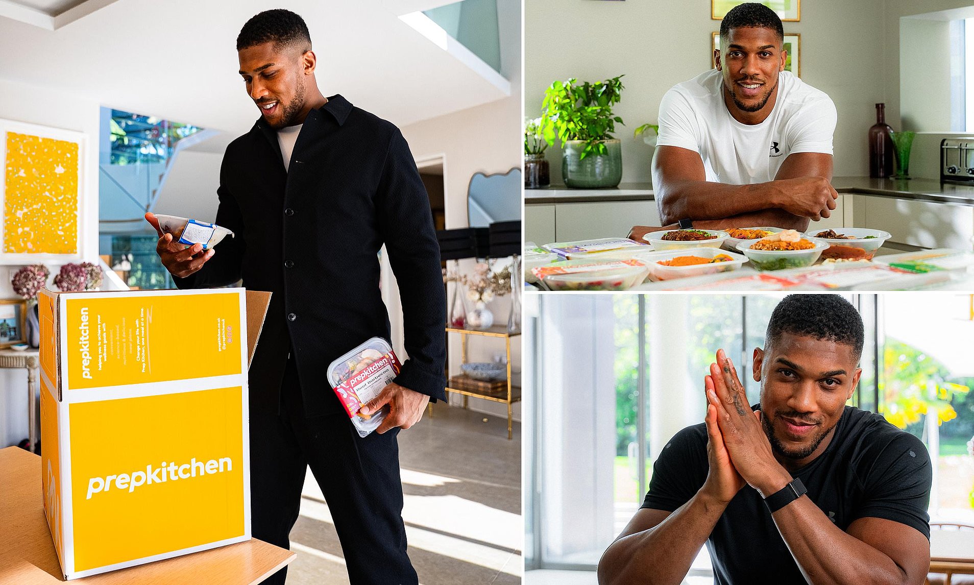 Anthony Joshua teams up with Prep Kitchen in two-time world champion's ...