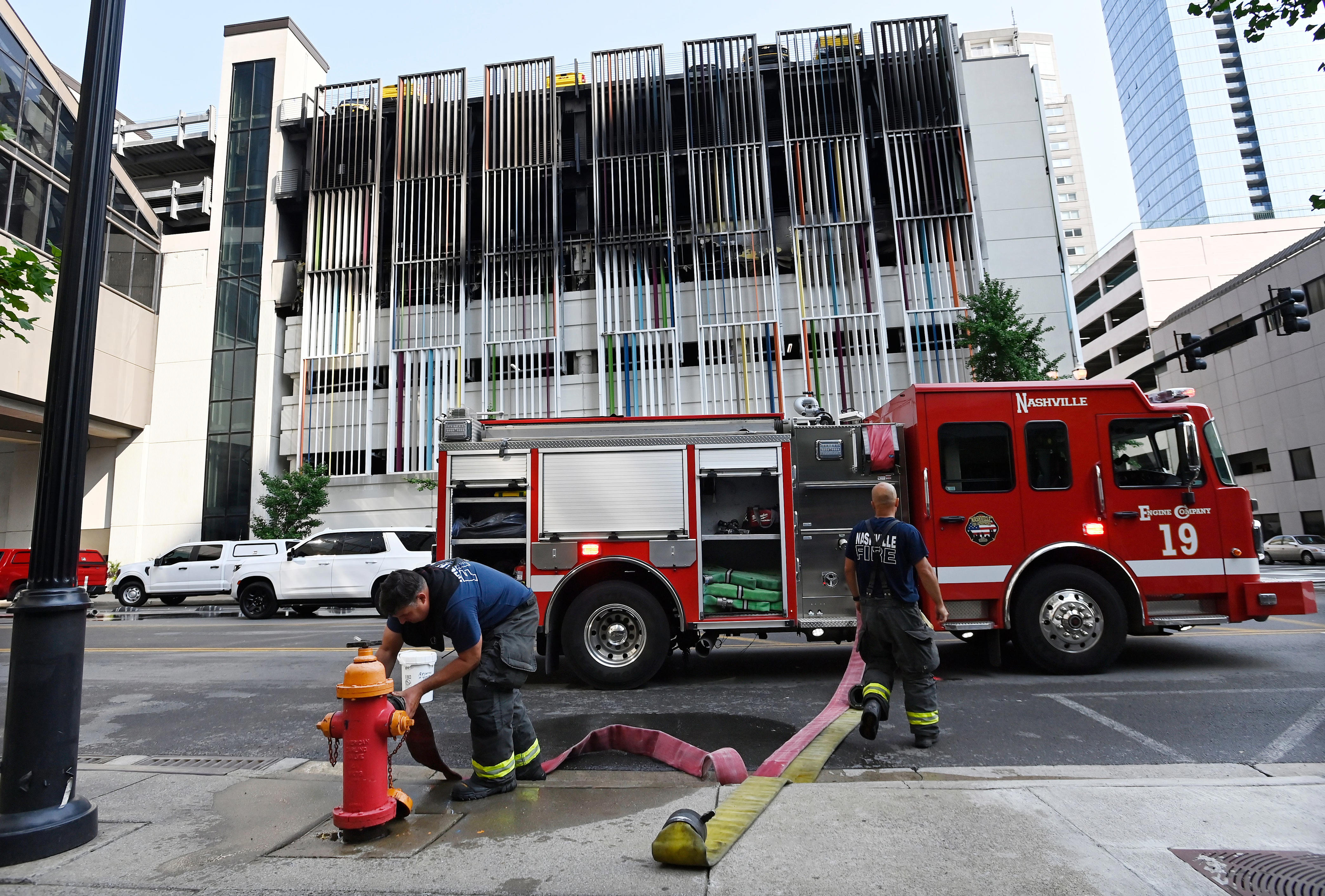Nashville Public Library to close for nearly a month after garage fire ...