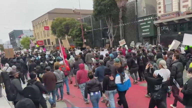Protests in San Francisco denouncing California ICE raids held for ...