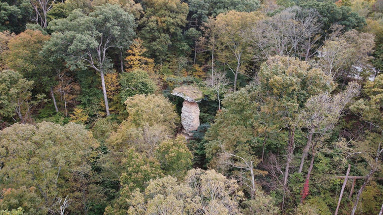 An Unusual Hidden Indiana Wonder Is The Largest Free-Standing Rock ...