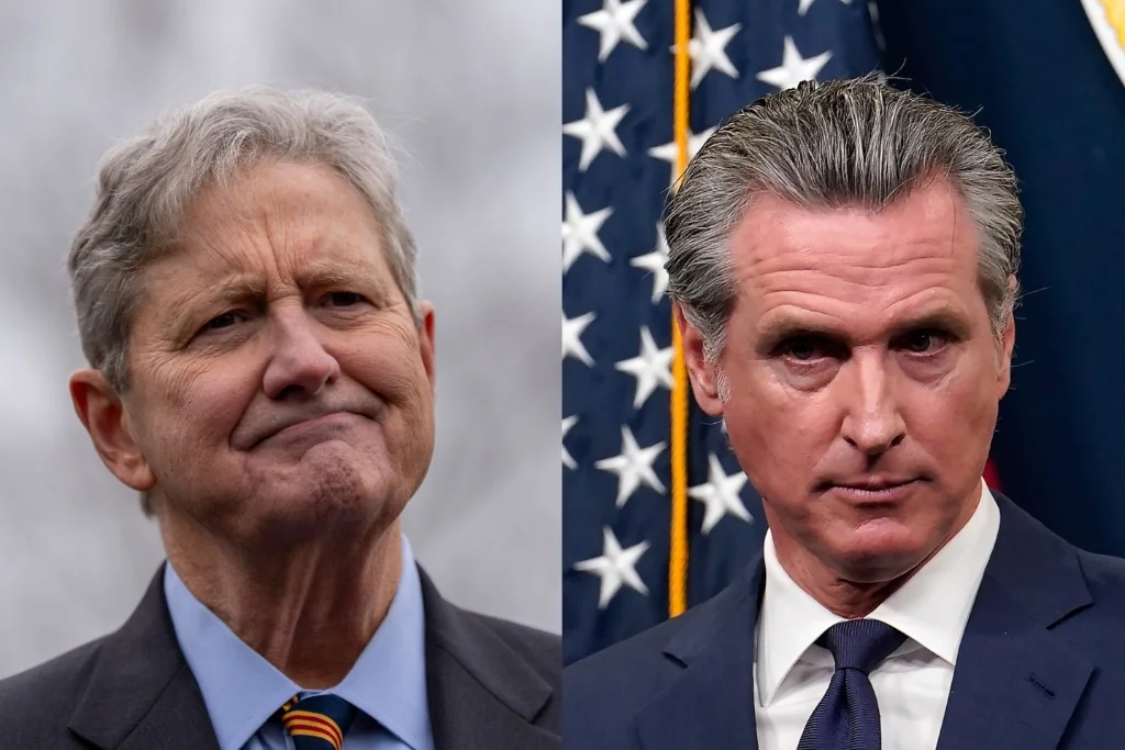 John Kennedy says National Guard stopped ‘wolves’ since ‘sheep’ Newsom ...
