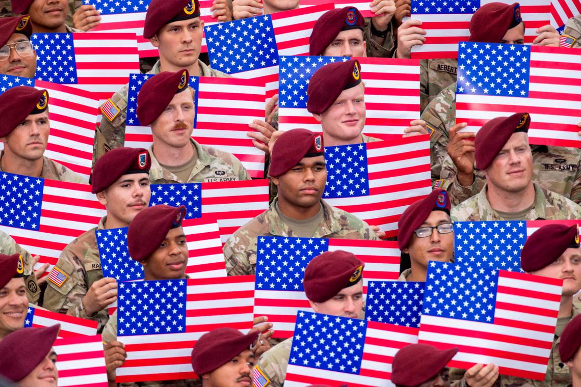 Fort Bragg welcomes Trump ahead of the Army's 250th anniversary