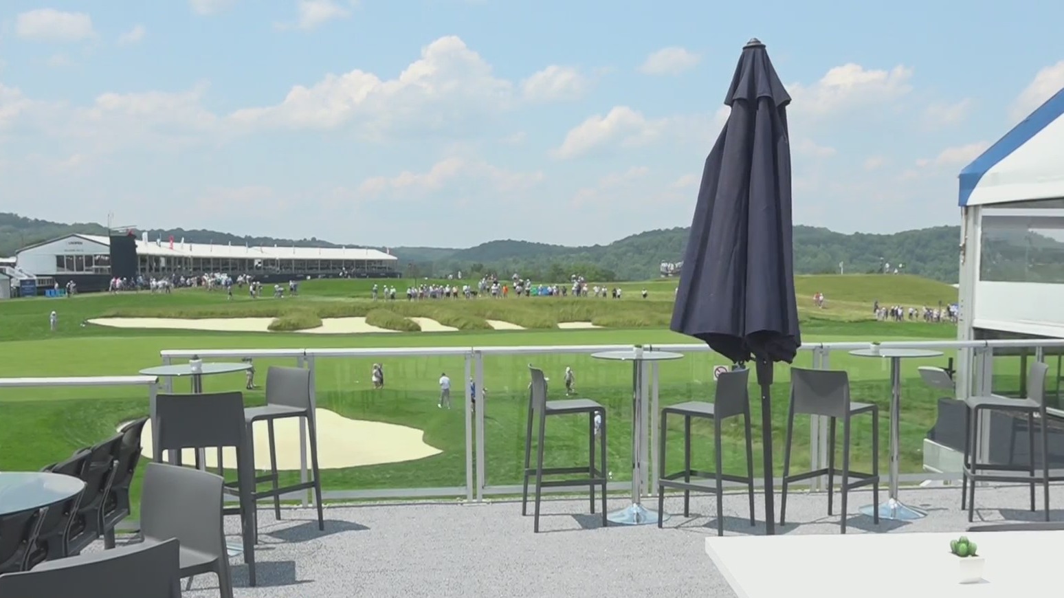Behind-the-scenes look at the U.S. Open's luxurious club seating