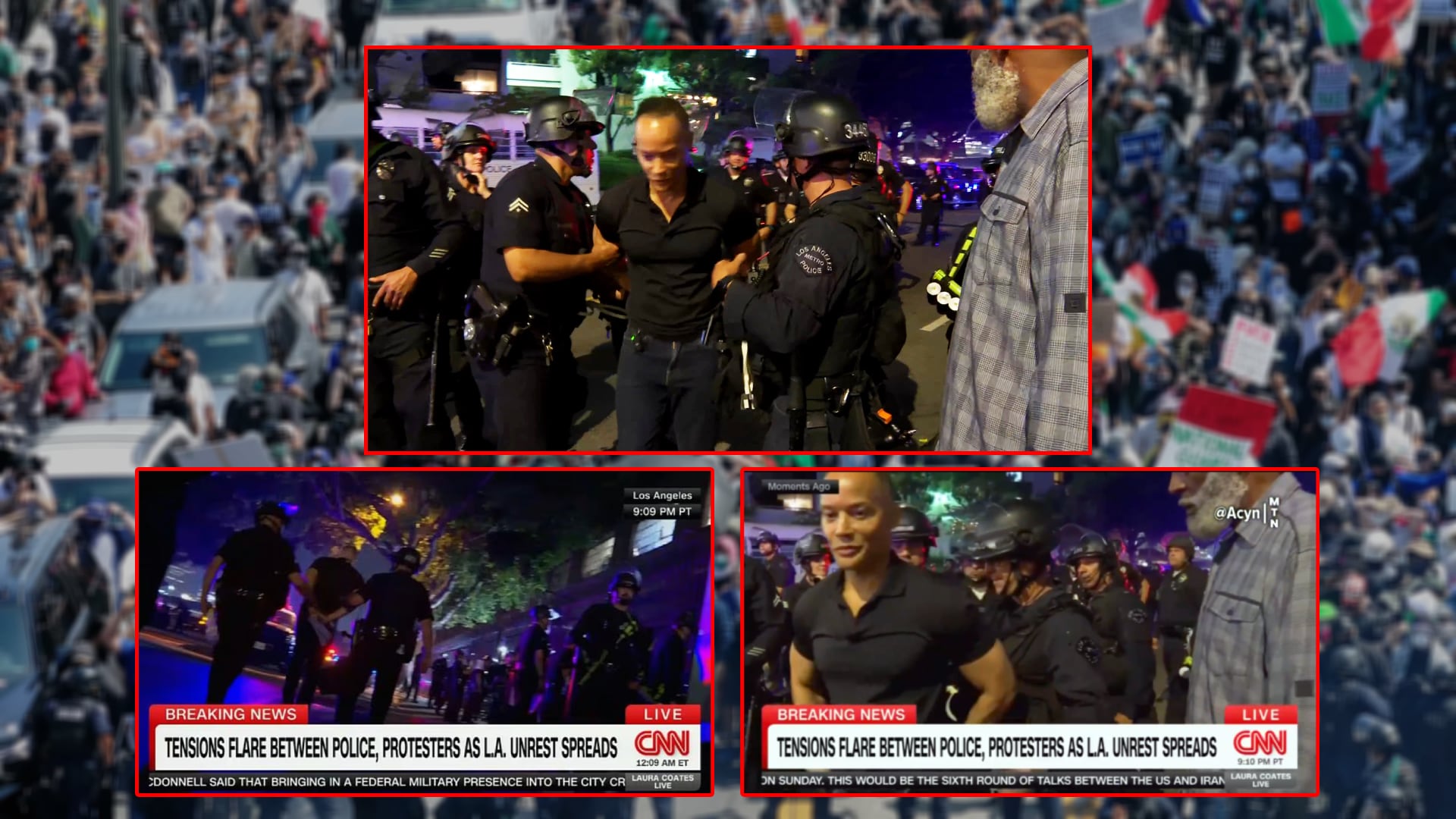 VIDEO: Policía detiene EN VIVO a reportero de CNN durante protestas ...