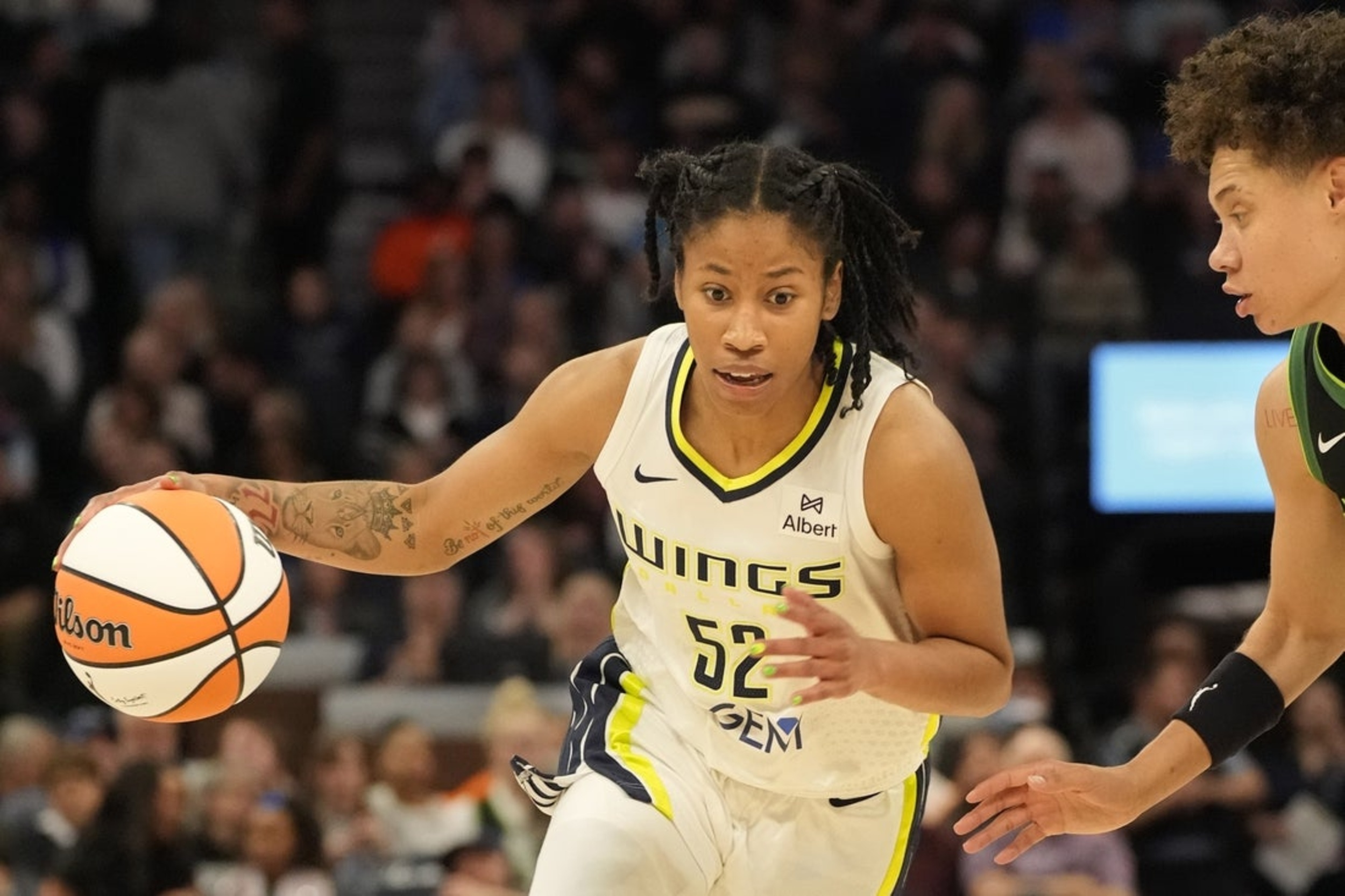 Wings G Tyasha Harris has knee surgery, out for season