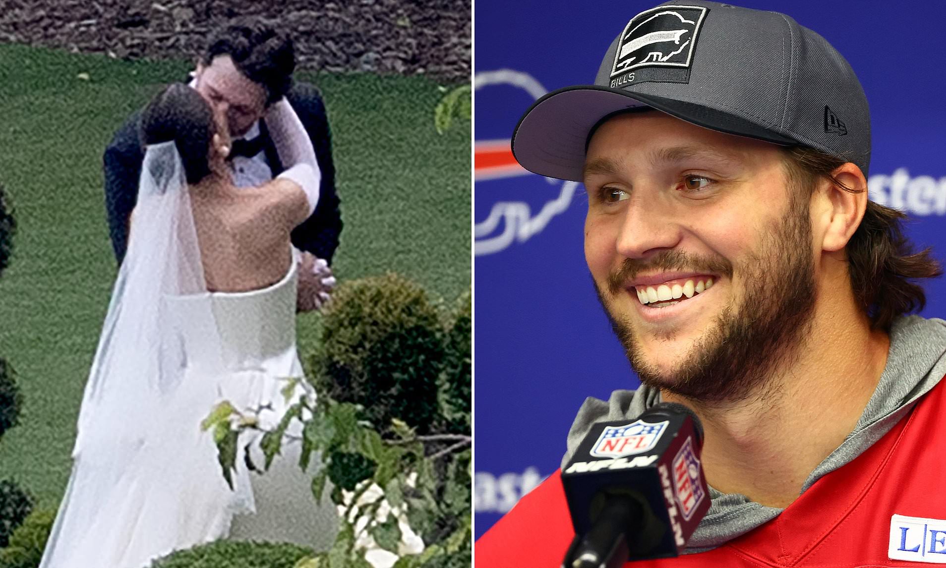 Josh Allen breaks his silence on wedding to Hailee Steinfeld and shows ...