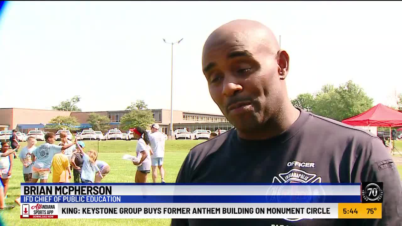 Indianapolis Fire Department hosts annual Firefighter for a Day Camp
