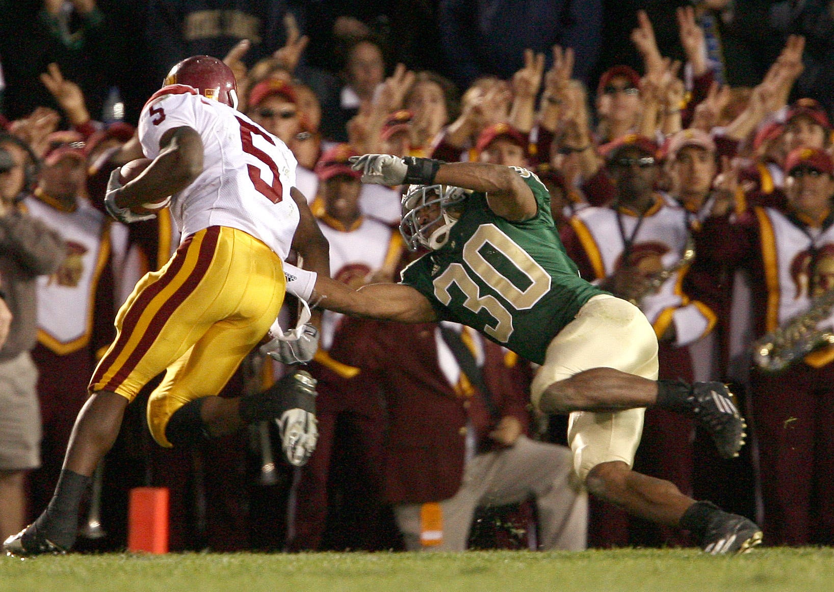 The "Bush Push" Notre Dame-USC game makes big ESPN list