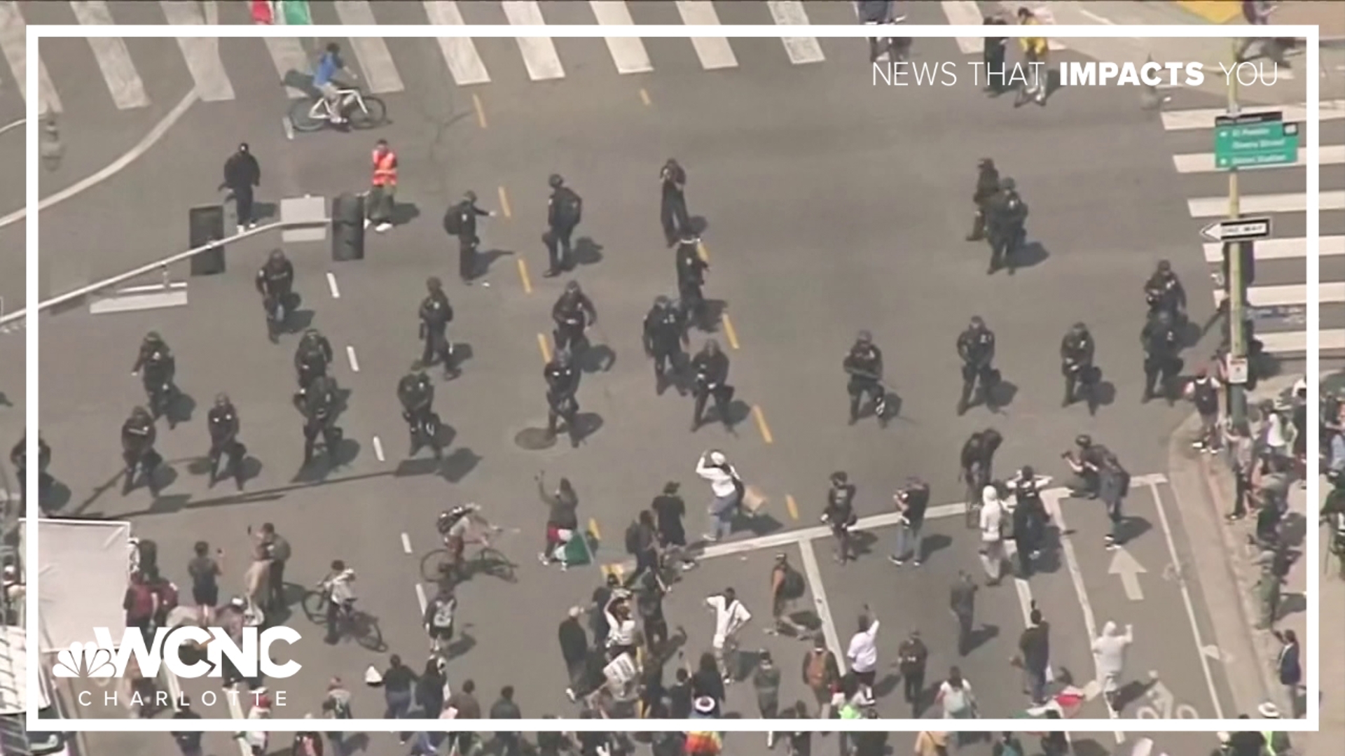 Latest on anti-ICE protest in Los Angeles area