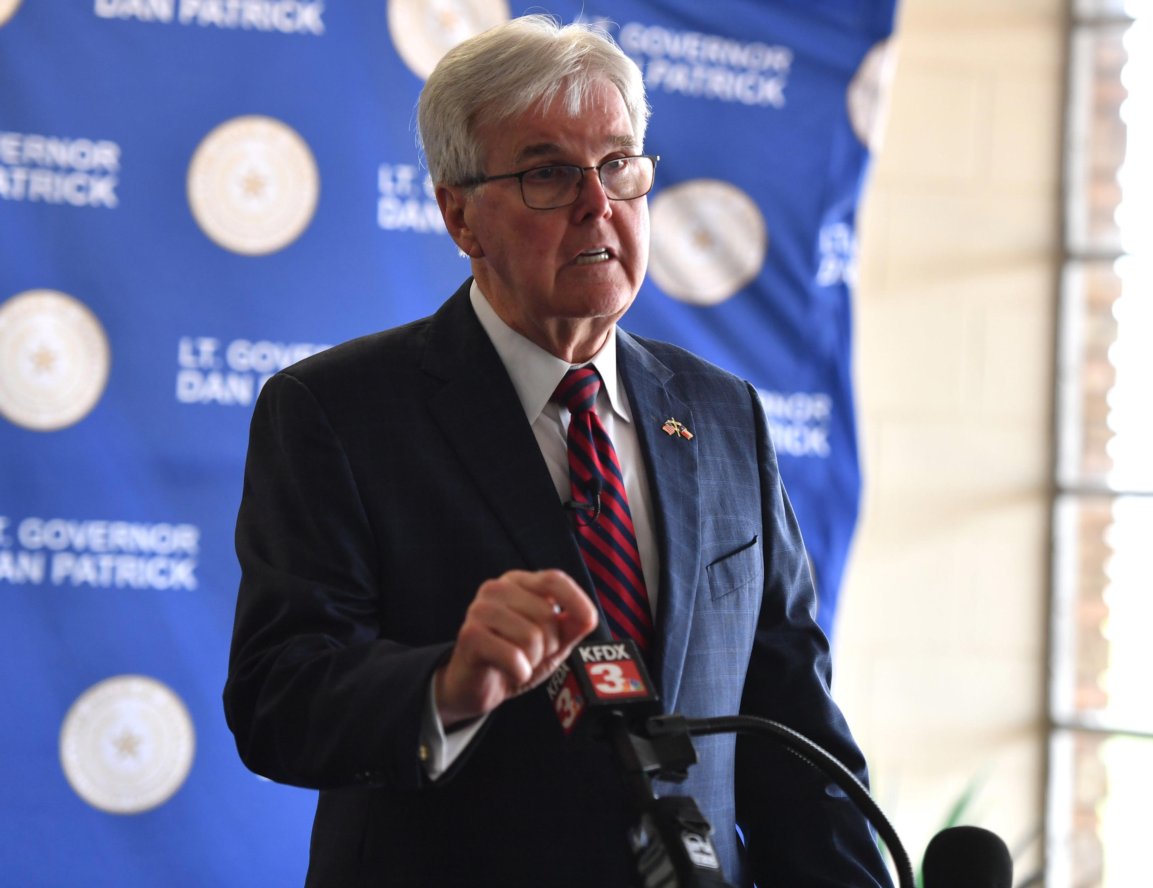 Lt. Gov. Dan Patrick defends THC ban, praises tax relief in Wichita ...