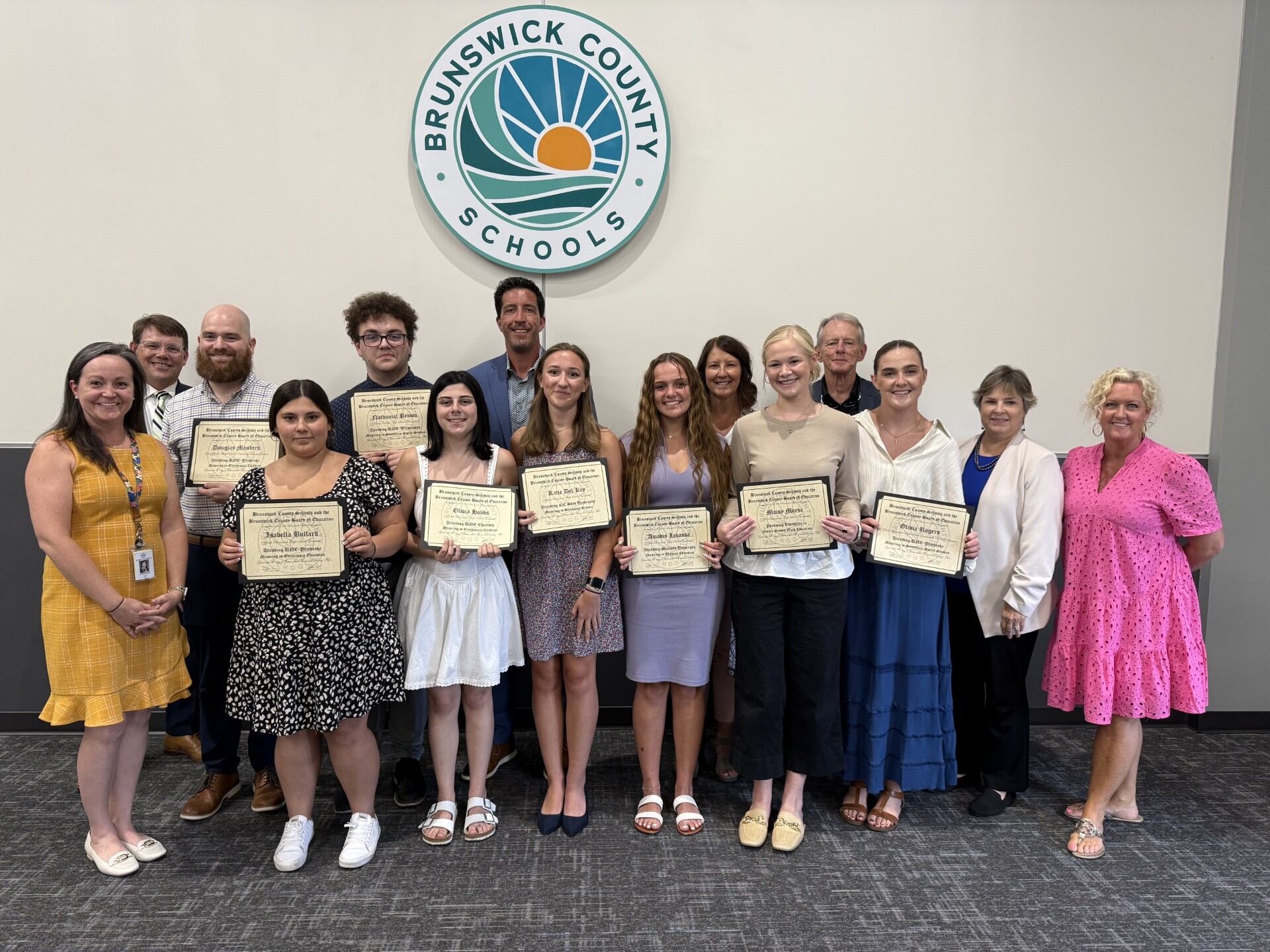 Brunswick County Schools announces Brunswick Built Scholarship Recipients