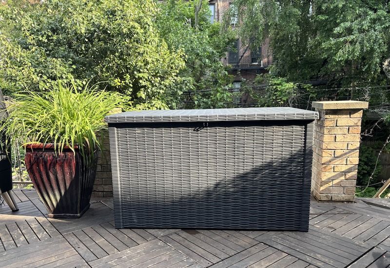 A Deck Box Is the Secret to a Clutter-Free Yard