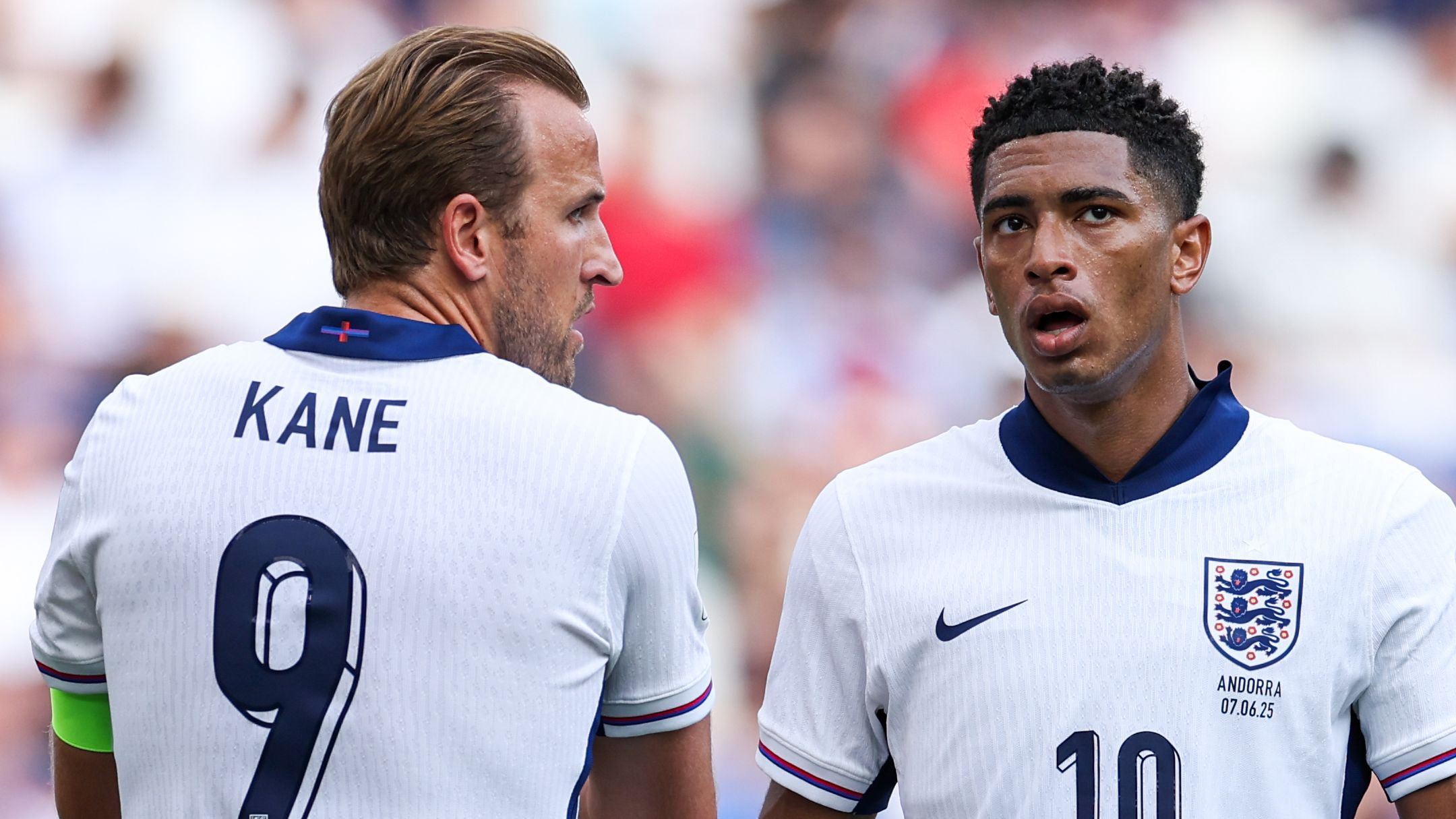 Harry Kane forced to 'calm down' Jude Bellingham after angry England ...