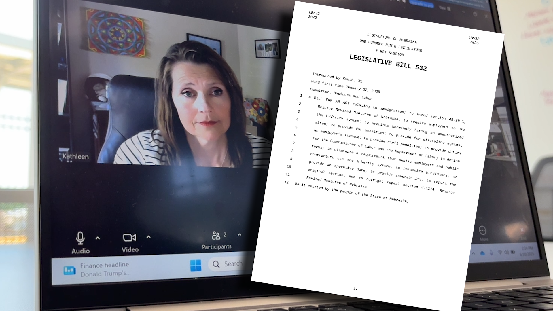 'A country of law and order': Nebraska senator praises ICE, E-Verify ...