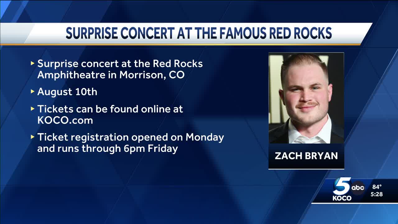 Zach Bryan announces surprise and affordable show at iconic Red Rocks ...