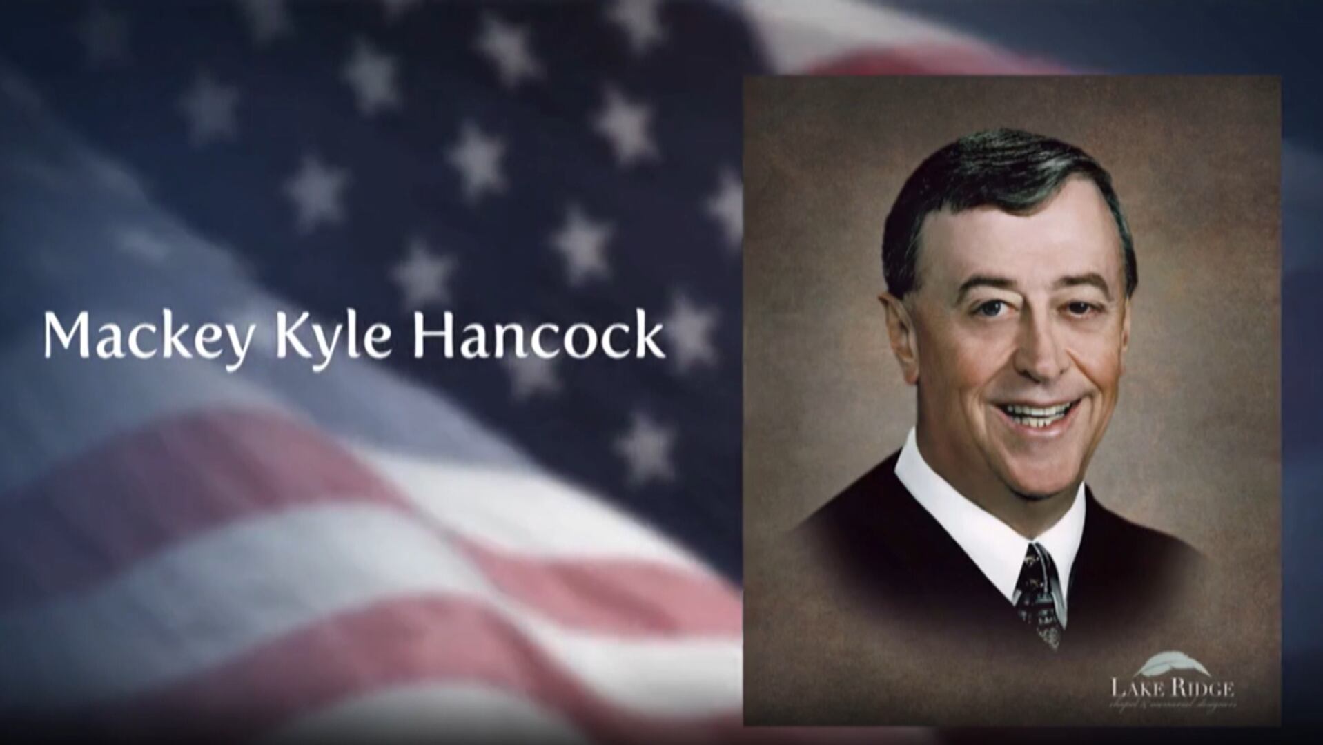 Lubbock legal community remembers Judge Mackey Hancock