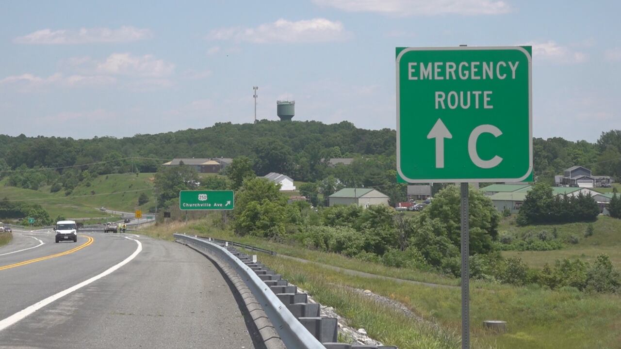 New emergency route signs installed on roadways near Staunton