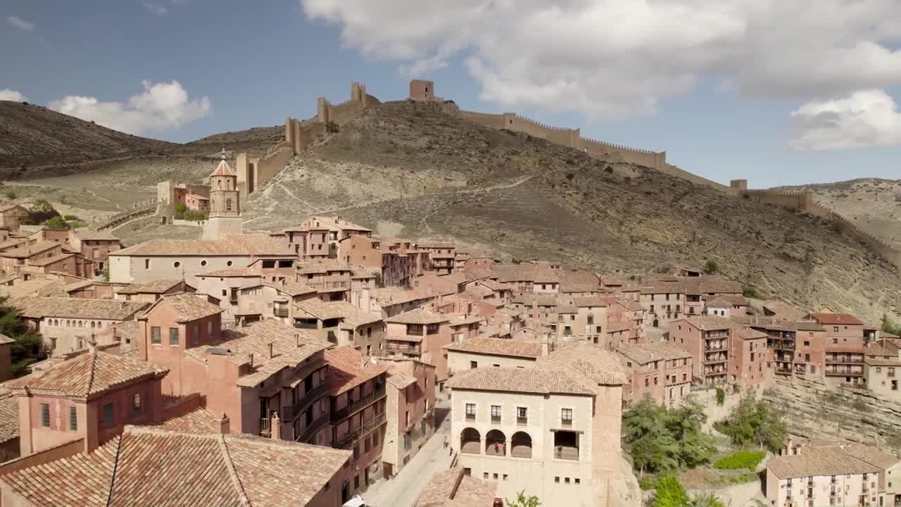 Albarracín Aerial Tour: Spain's Pink-Hued Medieval Marvel
