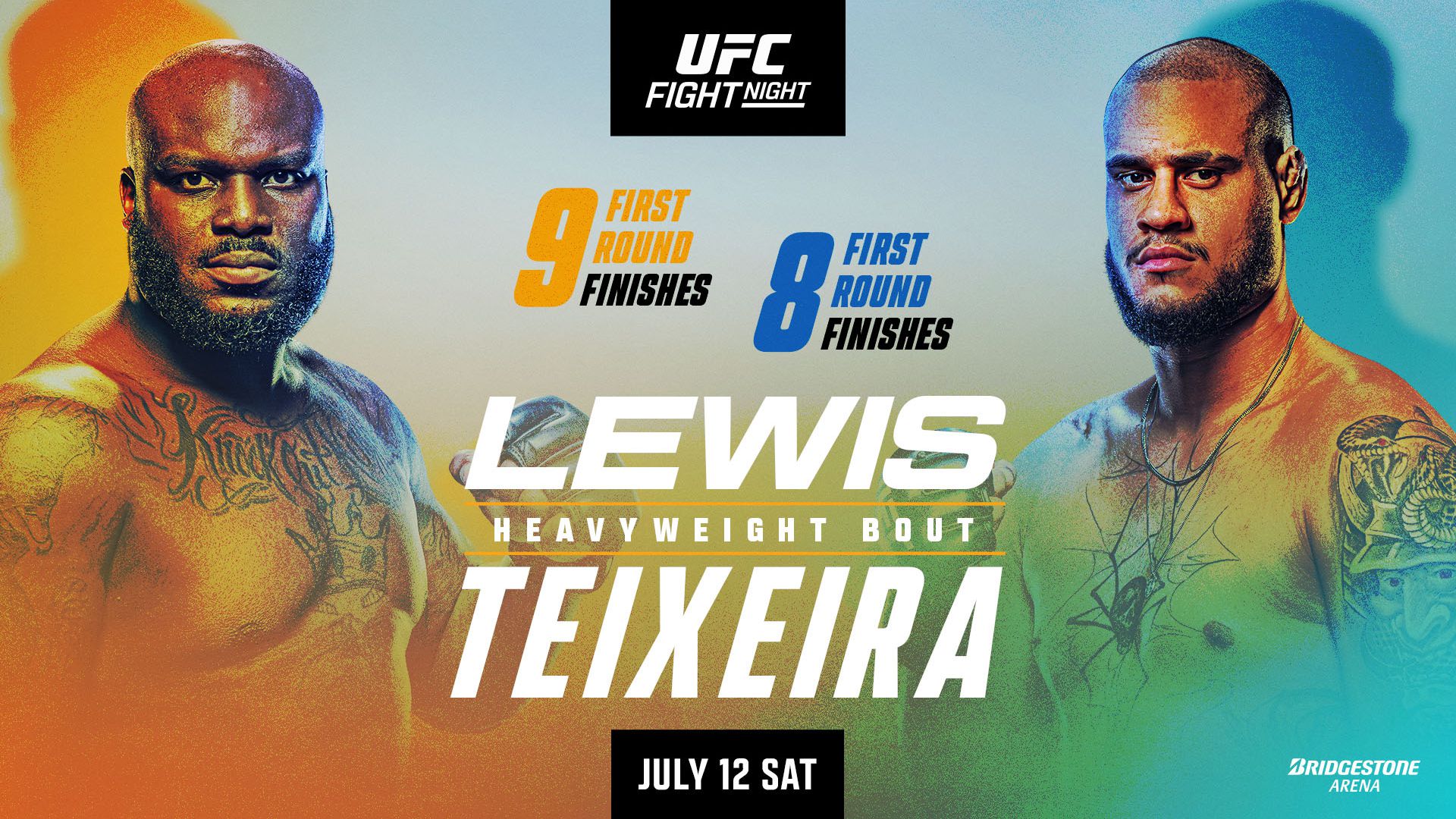 UFC Nashville Poster For ‘Lewis Vs Teixeira’