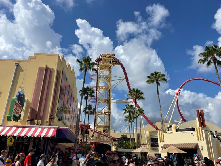 PHOTOS: Construction Begins at Hollywood Rip Ride Rockit Despite ...