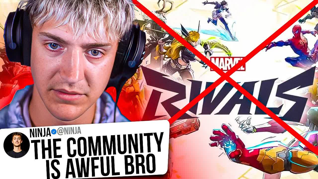 Ninja LEAVES Marvel Rivals for TOXICITY