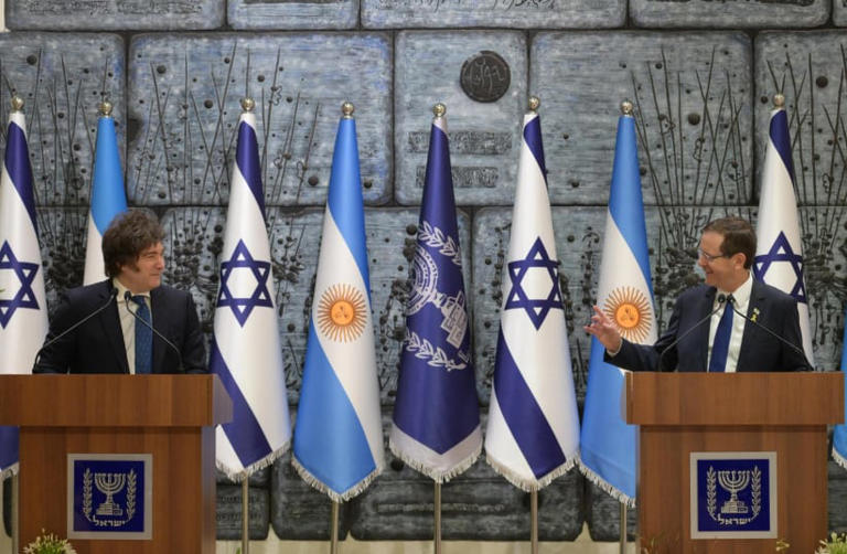 ‘Israel is a lighthouse of freedom’: Argentinian President Milei meets ...