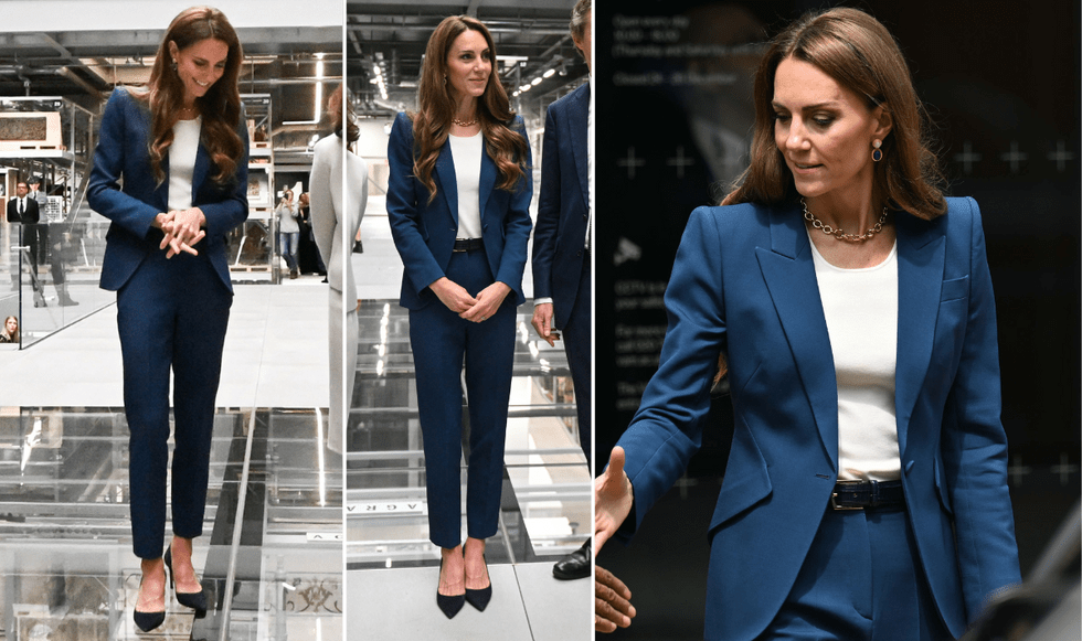 Princess Kate wears £650 stilettos to museum despite official footwear ...
