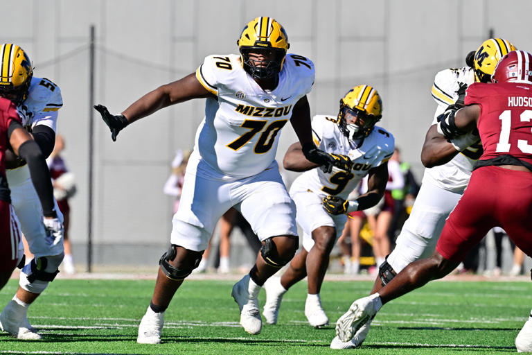 Post-spring Missouri football 2026 offensive depth chart projection