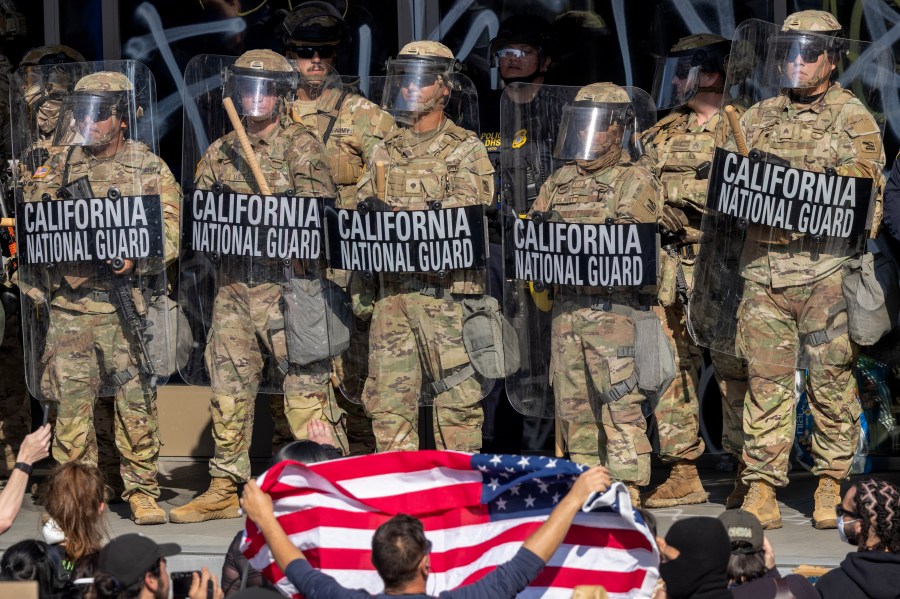 Half of the 4,000 National Guard troops deployed to Los Angeles going home