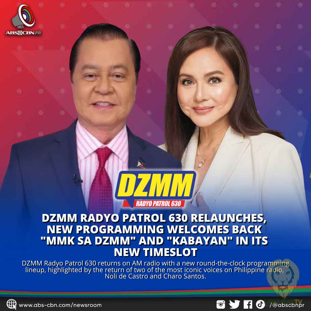DZMM Radyo Patrol 630 Launches New Programming, Welcomes Back ‘Kabayan ...