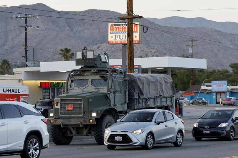 California asks court for restraining order to block Guard, U.S. Marine ...