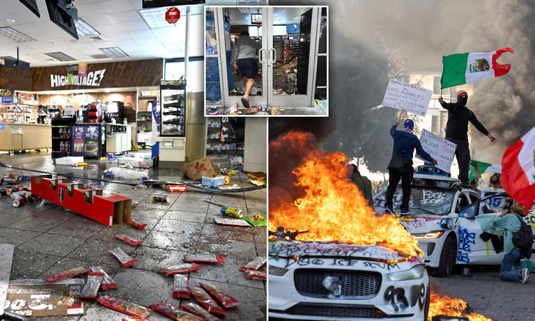 LA riots take dark turn as body is found near looted business: Live updates