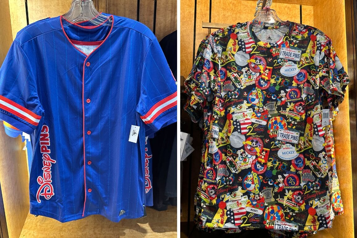 New Disney Pin Trading 25th Anniversary Apparel Available at Walt ...