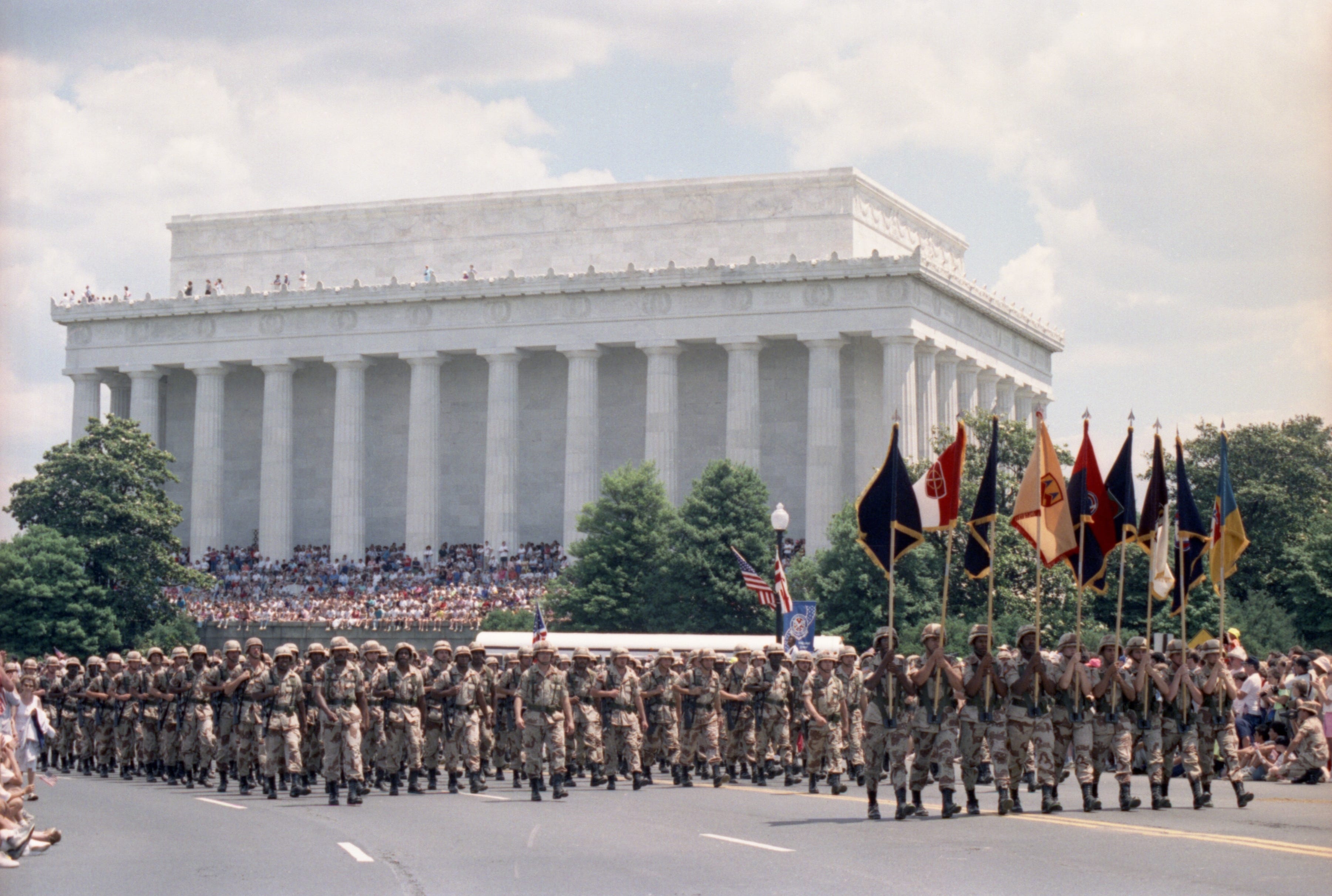 See moments from the last national military parade, the 1991 National ...