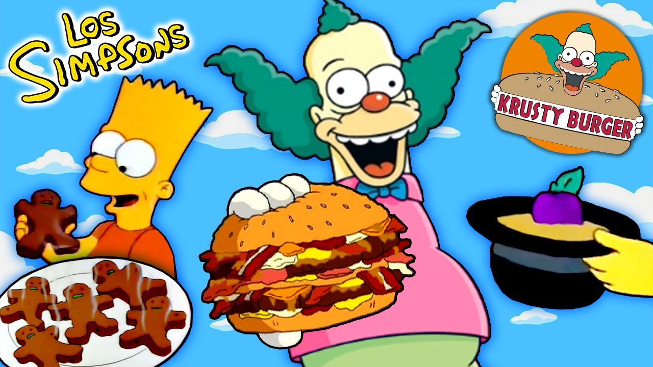 Recetas Absurdas De Los Simpsons 6 | La Krusty Burger! 🍔